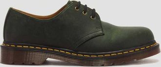 Dr. Martens 1461 3-&Ouml;sen Crazy Horse Leder Schn&uuml;rSchuhe in Gr&uuml;n, Gr&ouml;&szlig;e: 36