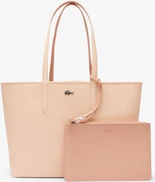 Lacoste Femme Anna Reversible Tote with Pouch Sac fourre-Tout, Angora Latte, 00