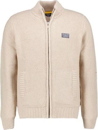 N.Z.A. Herren Pullover beige unifarben
