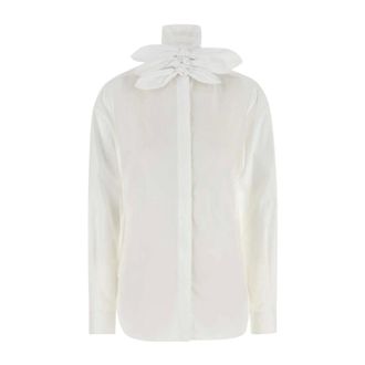 Moschino Damen, Blusen & Hemden, Wei&szlig;, SGr&ouml;&szlig;e