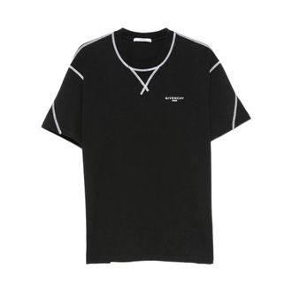Givenchy Couture Seam T-Shirt - - Tops - Herren - Schwarzk - M
