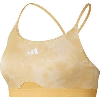 adidas Damen BH Aeroreact Training Essentials Light Support Tie-Dye Flower-Print