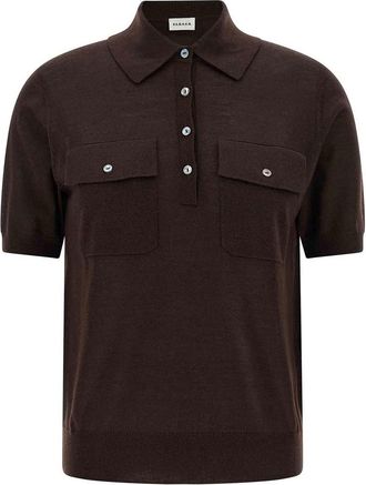 P.A.R.O.S.H. P. A.R. O.S. H. Poloshirt - Braun