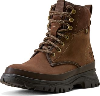 Ariat Womens Moresby Waterproof Boots in Chocolate Truffle, B Medium Width, Size 41.5, by Ariat