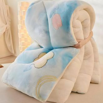 Generic Japanische Futon-Matratze in Originalgr&ouml;&szlig;e, faltbares, tragbares Bodenliegebett, superweiches und Flauschiges Tatami.Perfekt f&uuml;r Campingzimmer, Schlaf