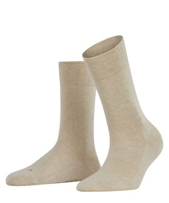 Falke Damen Socken Sensitive London W So Baumwolle mit Komfortbund 1 Paar, Beige Sand Melange 4650, 39-42