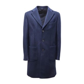 L.B.M. 1911 Wollmischmanteljacke - - Coats - Herren - Blau - XL