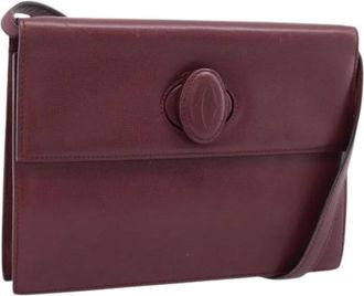 Cartier Sac bandouli&egrave;re vintage Pre-owned - Femme - Pre-owned - Rouge - Taille: ONE Size