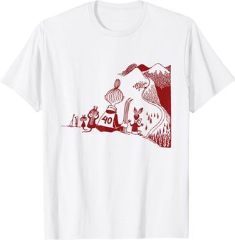 Moomin Red Mymble & Co Skiing Moomin Winterspiele, Sport T-Shirt