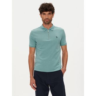 U.S.Polo Association Poloshirt MUP3335 Gr&uuml;n Regular Fit