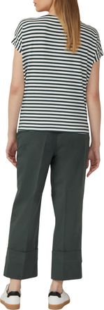 s.Oliver Flie&szlig;endes Jersey-Shirt mit &uuml;berschnittenen Schultern