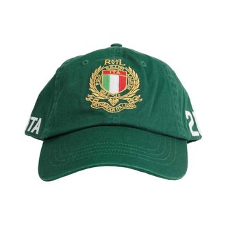 Polo Ralph Lauren Homme, Accessoires, Vert, Taille: ONE Size Casquette Drapeau Repubblica Italiana