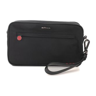 Kiton Nylon Clutch Bag Mit Ikonischem Logo-Stick - - Bags - Herren - Schwarzk - ONE SIZE