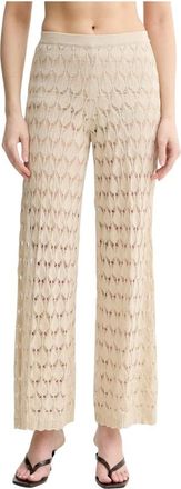 Twinset Damen, Hosen, Beige, SGr&ouml;&szlig;e