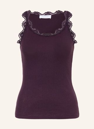 Rich & Royal Top Mit Spitze lila