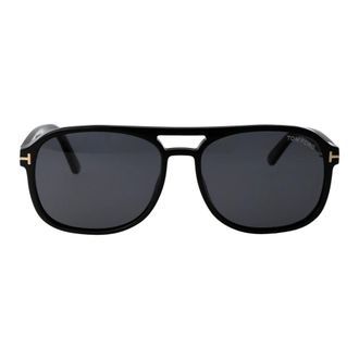 Tom Ford Homme, Accessoires, Noir, Taille: 58 MM Lunettes de soleil Rosco