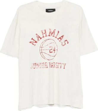 Nahmias Homme, Tops, Beige, Taille: M T-shirt Y5-T23N4 106