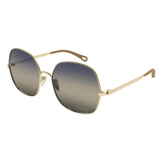 Chlo&eacute; Stylische Sonnenbrille - - Accessories - Damen - Gelb - 60 MM