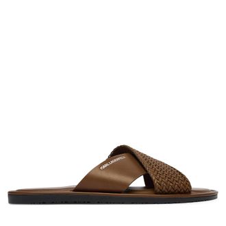 Karl Lagerfeld Pantoletten KARL LAGERFELD Kastor IV KL70214C Braun