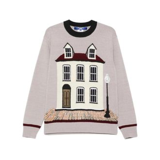 Junya Watanabe Rundhals-Pullover - - Knitwear - Herren - Grau - M
