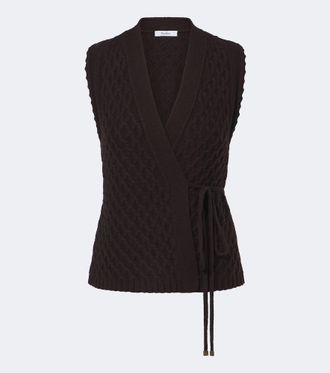 Max Mara Cardigan aus Wolle und Kaschmir