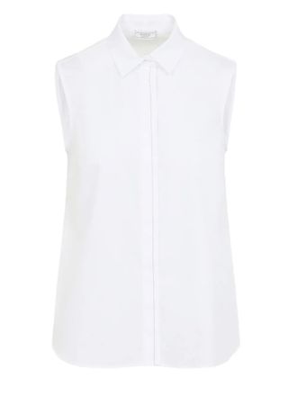 PESERICO sleeveless blouse - Wei&szlig;