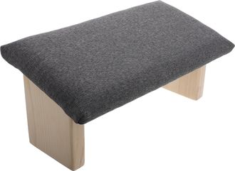 IFUNDOM Klappbare Meditationsbank aus Holz mit Schr&auml;ger Sitzfl&auml;che Kniefreundlicher Gebetshocker f&uuml;r Yoga und Meditation Stabiles Leicht Transportierbares Sit