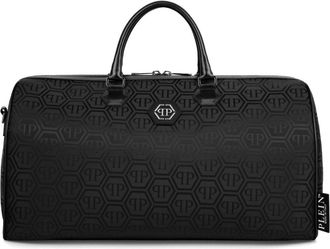 Philipp Plein Tote Bag mit Jacquard-Monogramm - Schwarz
