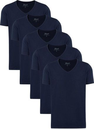 Yazubi T-Shirt modisches Shirt Mythic (Spar-Set, 5er-Pack) bequemes T-shirt mit V-Ausschnitt