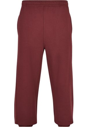 Urban Classics Herren Trainingshose Sweatpants, Jogginghose f&uuml;r M&auml;nner, Straight Leg, Rei&szlig;verschl&uuml;sse an den Beinabschl&uuml;ssen, 3XL, cherry