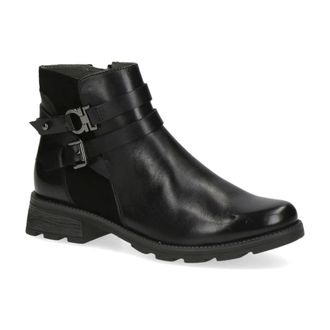Caprice Schwarze Casual Geschlossene Booties - - Shoes - Damen - Schwarzk - 37 EU