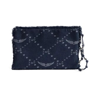 Zadig&Voltaire Angel Pouch Denim - - Bags - Damen - Blau - ONE SIZE