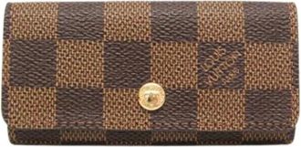 Louis Vuitton unisex, Pre-owned, Brun, Taille: ONE Size Porte-cl&eacute;s en toile Pre-owned