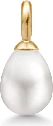 Julie Sandlau Femme, Accessoires, Jaune, Taille: ONE Size Pendentif Classique avec Perle Blanche