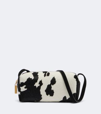 Khaite Crossbody Bag Kye Mini aus Kalbshaar und Leder