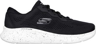 Skechers Gefleckt Sneaker f&uuml;r Damen (Schwarz/Wei&szlig;)