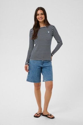 Kaffe Langarmbluse Langarm-Shirt KAliddy