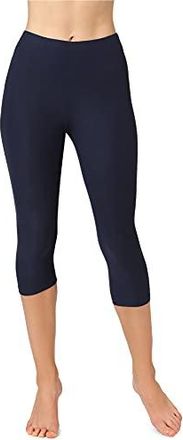 Merry Style Legging 3/4 Femme MS10-349 (Bleu Marine, XS)