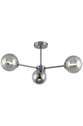 Novel Deckenleuchte, Braun, Metall, Glas, Vintage,Vintage, rund,rund, 25 cm, RoHS, ISO 9001, Bsci, CE, Lampen & Leuchten, Innenbeleuchtung, Deckenleuchten