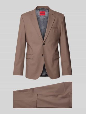 HUGO BOSS Super Slim Fit Anzug aus Woll-Mix Modell Hesten