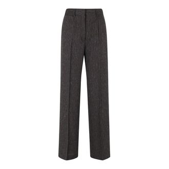 Erika Cavallini Semi Couture Sebasti Weite Hose - - Trousers - Damen - Schwarzk - M
