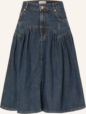 Ganni Jeansrock blau