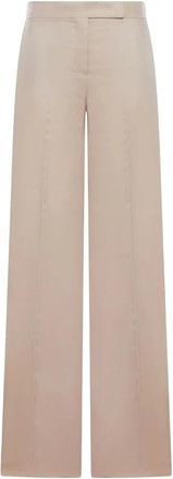 Max Mara Femme, Pantalons, Beige, Taille: 36 FR Straight Pantalons