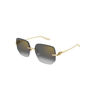 Cartier Ct0549S 001 Sonnenbrillen - - Accessories - Damen - Gelb - 57 MM