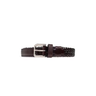 Dolce & Gabbana Leder G&uuml;rtel - - Accessories - Herren - Braun - 100 CM