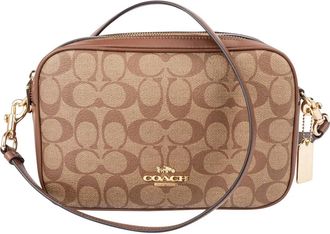 Coach Crossbody Bags - Coach Monogram Jamie Camera Crossbody Bag - Gr. unisize - in Braun - für Damen