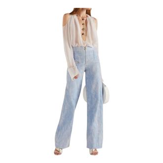 Genny Femme, Blouses et Chemises, Blanc, Taille: 38 FR Top