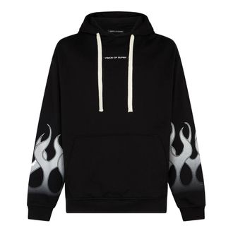 Vision Of Super Flames Leichter Hoodie Schwarz/Wei&szlig; - - Sweatshirts & Hoodies - Herren - Schwarzk - M