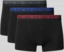 HOM Slim Fit Trunks mit Logo-Stitching Modell Terry im 2er-Pack