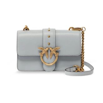 Pinko Pinko, Femme, Sacs, Gris, Taille: ONE Size Love One Mini Bag